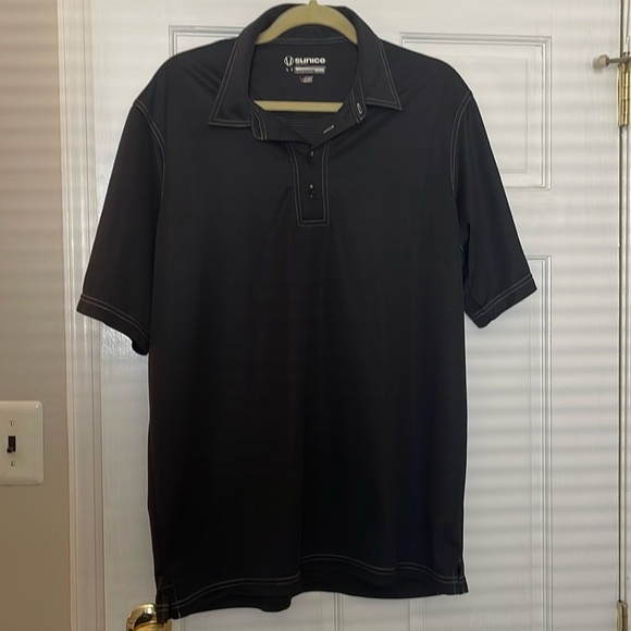 Sunice | Shirts | Sunice Black Polo Shirt With Xstatic Size Xl | Poshmark